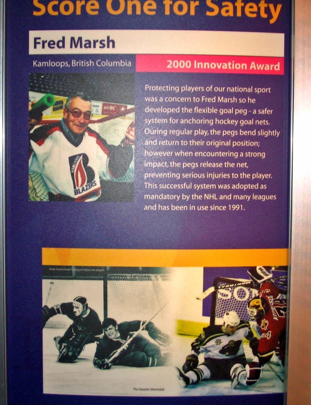 Manning Award - Marsh Pegs